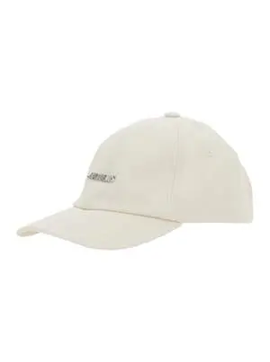 Jacquemus La Casquette Gadjo' Cotton Baseball Cap With Logo - White