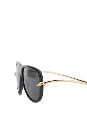 Bottega Veneta Injected Aviator Sunglasses