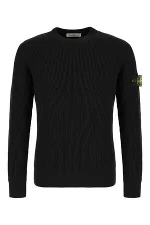 Stone Island Ribbed Crew Neck Knitwear - Multicolor