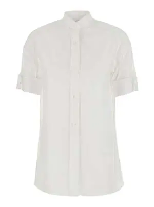 MAISON MARGIELA Short Sleeve Shirts With Collar And 100% White Cotton For - Multicolor