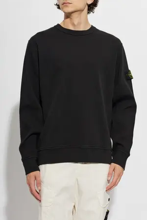 Stone Island Sweatshirt With Logo Patch