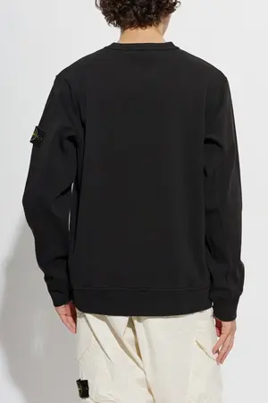 Stone Island Sweatshirt With Logo Patch