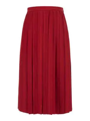 Gucci Skirt Look 23 Satin Chain Gg Silk Jacquard - Multicolor