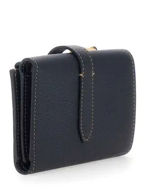 TOD'S Wallet With T Plate On The Front In Leather For