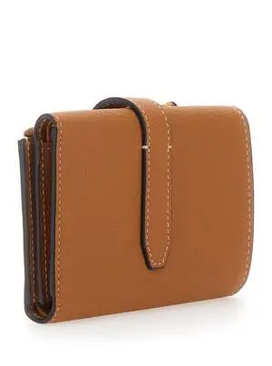 TOD'S Wallet With T Plate On The Front In Leather For