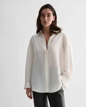 Veronica De Piante Maren Silk Shirt - White