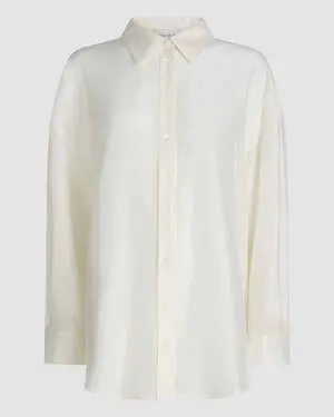 Veronica De Piante Maren Silk Shirt - White