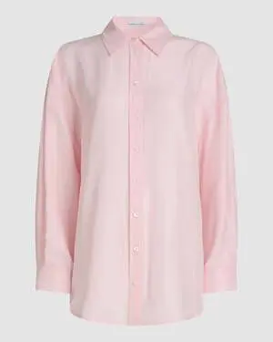Veronica De Piante Maren Silk Shirt - Pink