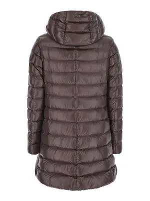 Herno Padded Down Jacket With Fixed Hood And Zip Pockets