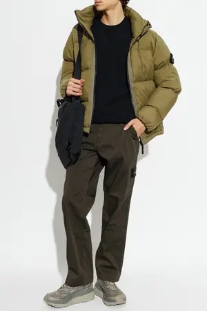 Stone Island Puffer Jacket With Hood