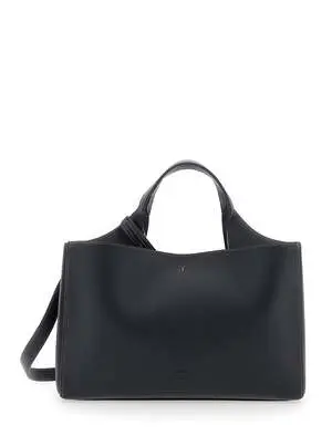 TOD'S TOD'S Leather Handbag With T Plate Detail Multicolor
