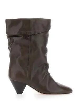 Isabel Marant Étoile Dalby Leather Ankle Boots - Multicolor