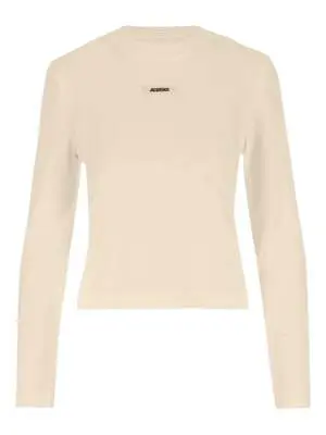 Jacquemus Le Gros Grin Long Sleeve T-shirt - Brown