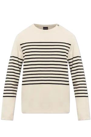 Emporio Armani Long Sleeve T-shirt - Cream