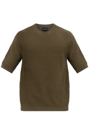 Emporio Armani Sweater With Logo - Green