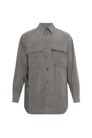 Giorgio Armani Silk Shirt - Grey