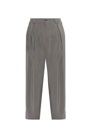 Giorgio Armani Silk Pants - Grey