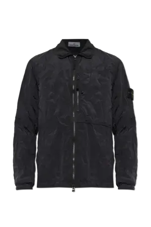 Stone Island Jacket With Logo Patch