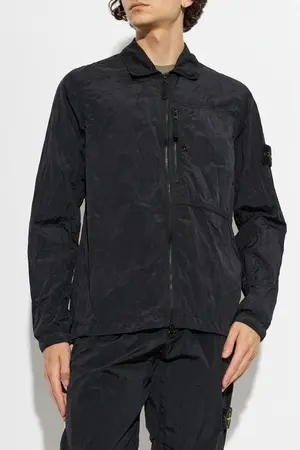 Stone Island Jacket With Logo Patch