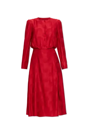 Valentino Garavani Silk Dress - Red