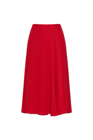 Valentino Garavani Silk Skirt - Red