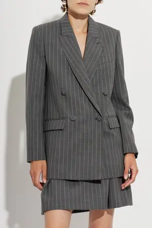 Valentino Garavani Double-breasted Pinstripe Blazer