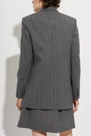 Valentino Garavani Double-breasted Pinstripe Blazer
