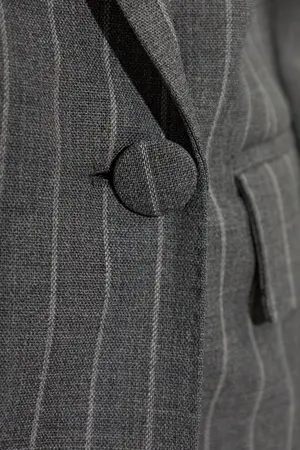 Valentino Garavani Double-breasted Pinstripe Blazer