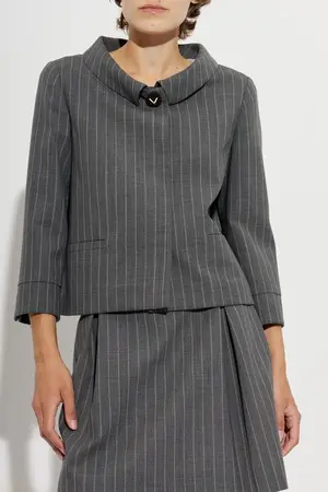 Valentino Garavani Pinstripe Pattern Blazer