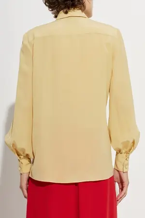 Valentino Garavani Silk Shirt With A Scarf