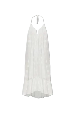 Zimmermann Cotton Spaghetti Strap Dress - White
