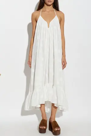 Zimmermann Cotton Spaghetti Strap Dress
