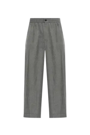 Giorgio Armani Virgin Wool Pants - Grey