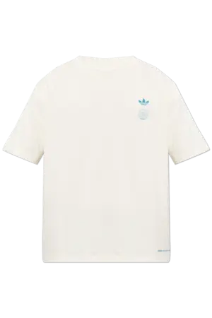 ADIDAS ORIGINALS T-shirt With Logo - Cream