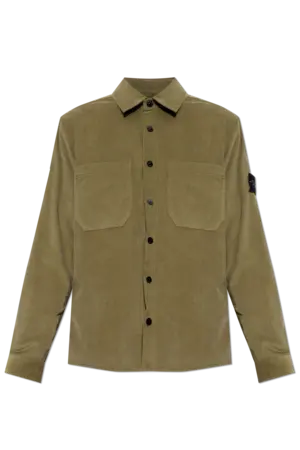 Stone Island Corduroy Shirt - Green