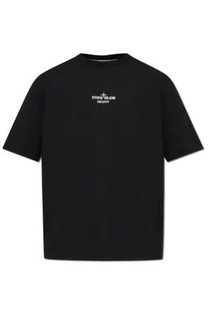 Stone Island T-shirt With Logo - Black