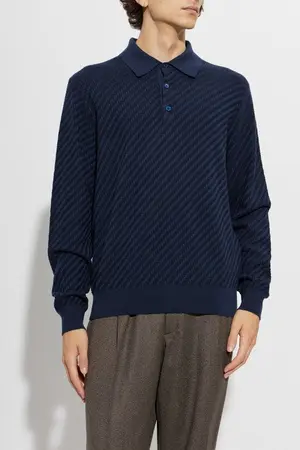 Brioni Long-sleeve Polo