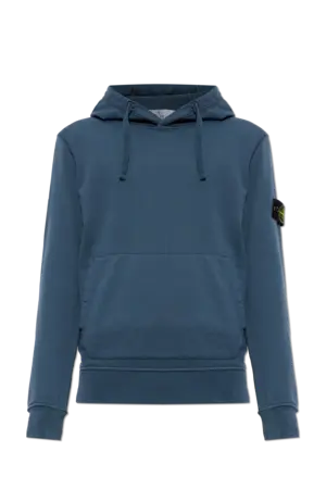 Stone Island Hooded Sweatshirt - Blue