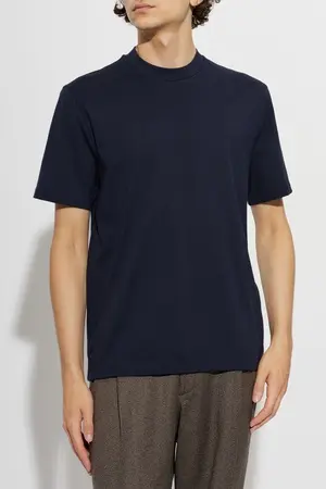 Brioni Cotton T-shirt With Logo