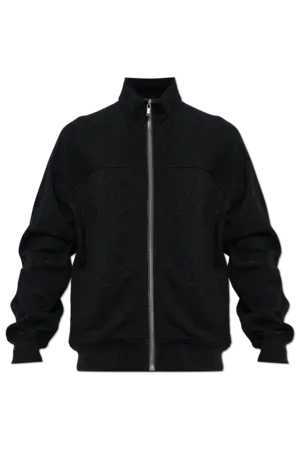 Rick Owens Stand Collar Zip-up Sweatshirt