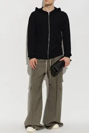 Rick Owens Wool Cardigan With Hood