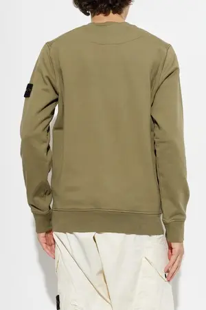 Stone Island Sweatshirt With Logo Patch
