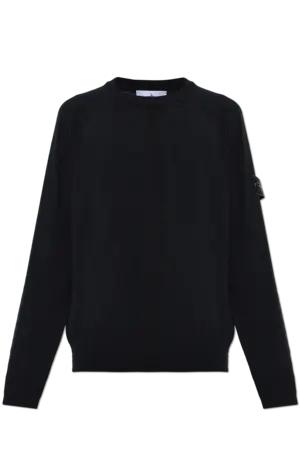Stone Island Wool Sweater - Black