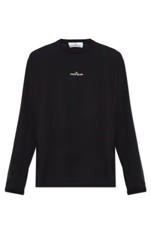 Stone Island Oversize" T-shirt - Black