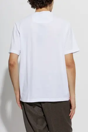 Brioni Cotton T-shirt With Logo