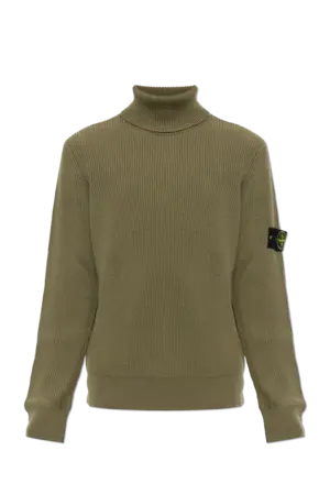 Stone Island Wool Turtleneck - Green