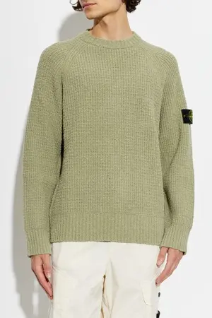 Stone Island Sweater With Logo Patch