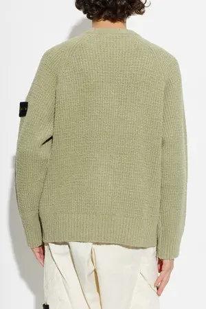 Stone Island Sweater With Logo Patch