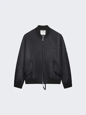 COURRÃ¨GES Nylon Bomber Jacket - Black