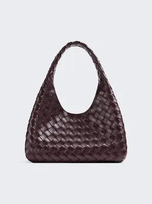 Bottega Veneta Small Campana Bag Dark Barolo